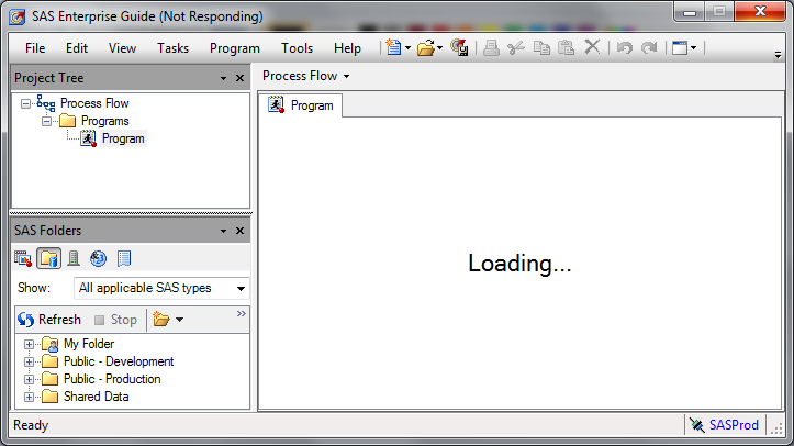 Solved: Problem creating/Opening SAS program in SAS EG 6.1 - SAS ...