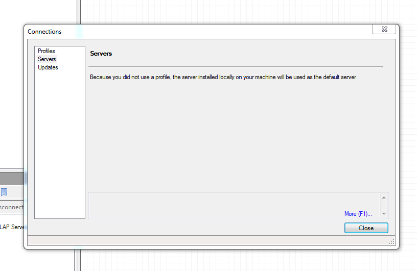 Solved: Connection to Local Server could not be established. - SAS ...