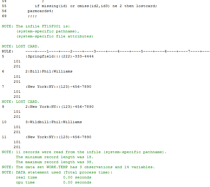 Solved: Using infile to import multi row record from text file - SAS ...