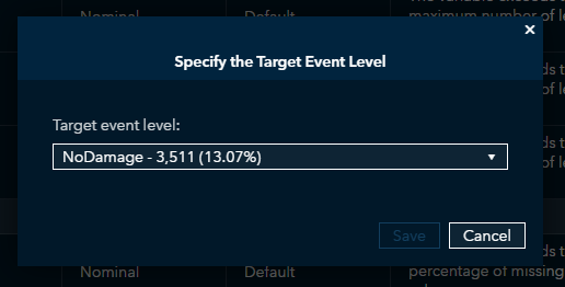 Solved: Specifying the target event level - SAS Support Communities