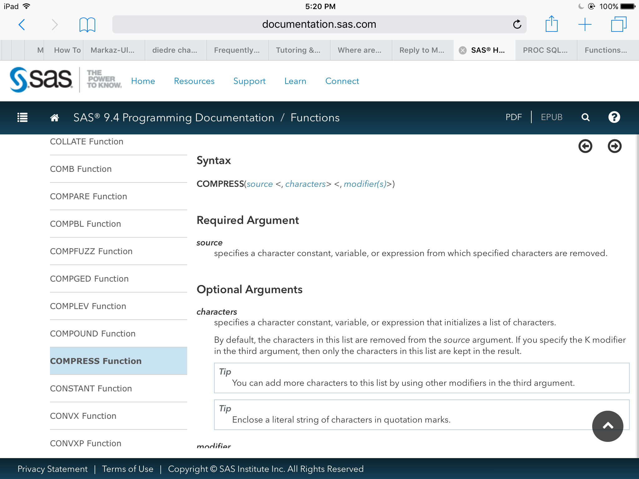 Solved: compress(name,'!','A') ? - SAS Support Communities