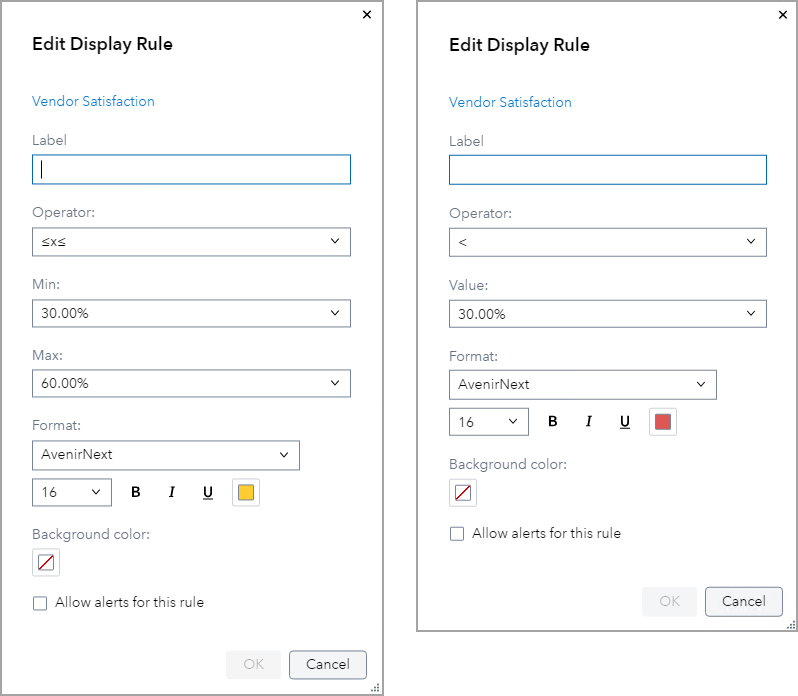 VA Report Example: Use the Text object for static and dynamic text
