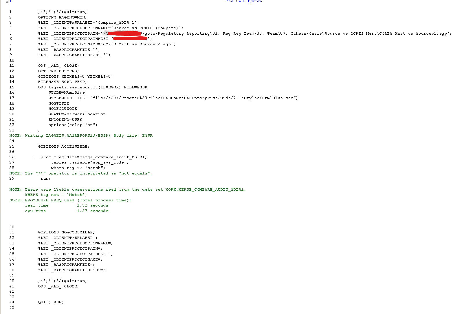 Solved: Proc freq result layout - SAS Support Communities
