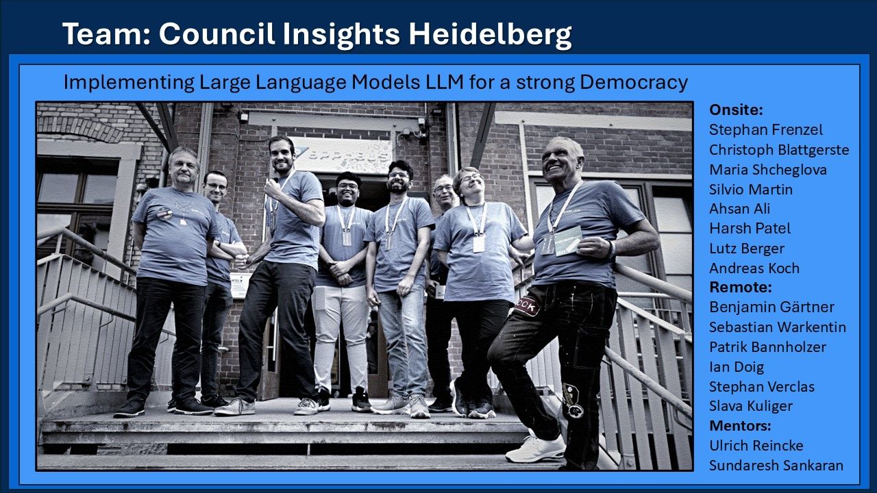 Council Insights Heidelberg - Data Analytics on Council Work using LL ...