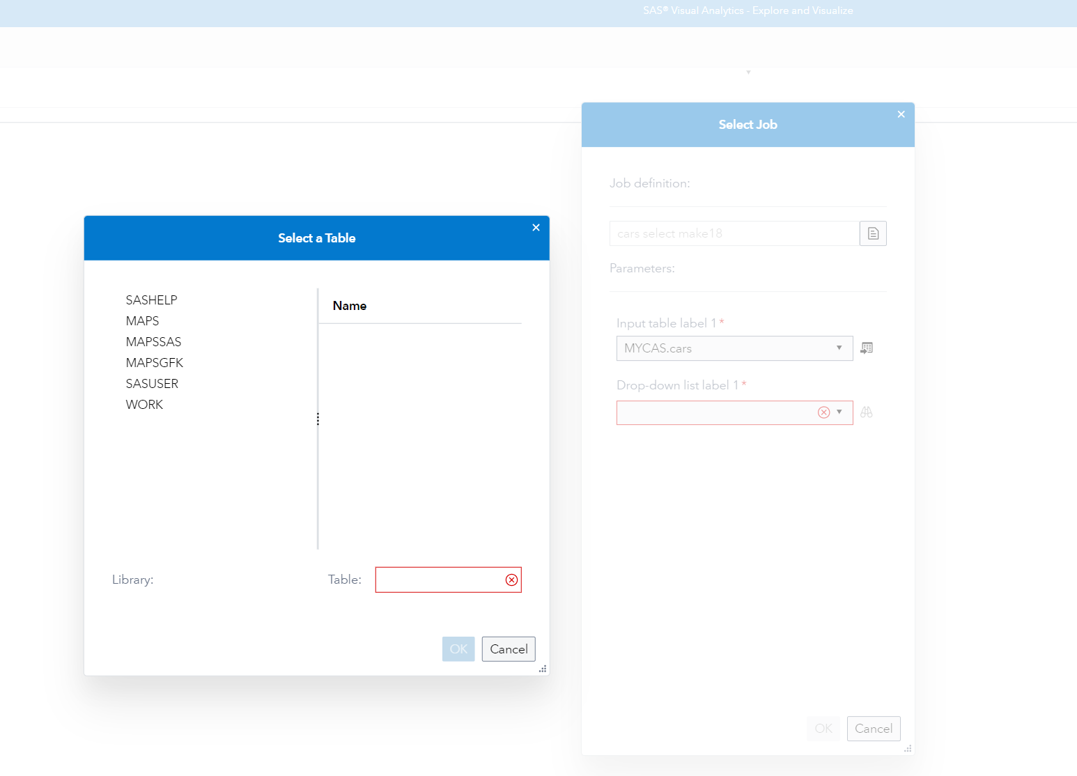 Solved: Error while trying to populate drowdown list in Visual Analytics job e... - SAS Support ...