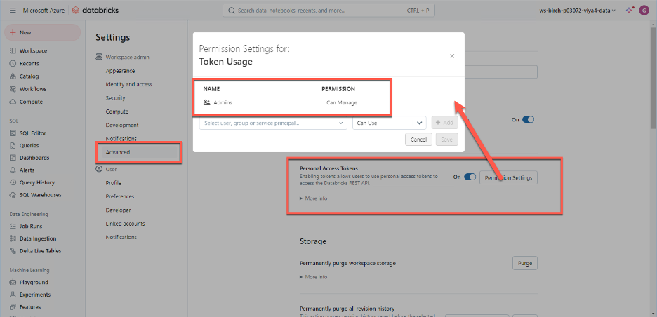 Using Azure Service Principle to access DataBricks from SAS Viya ...