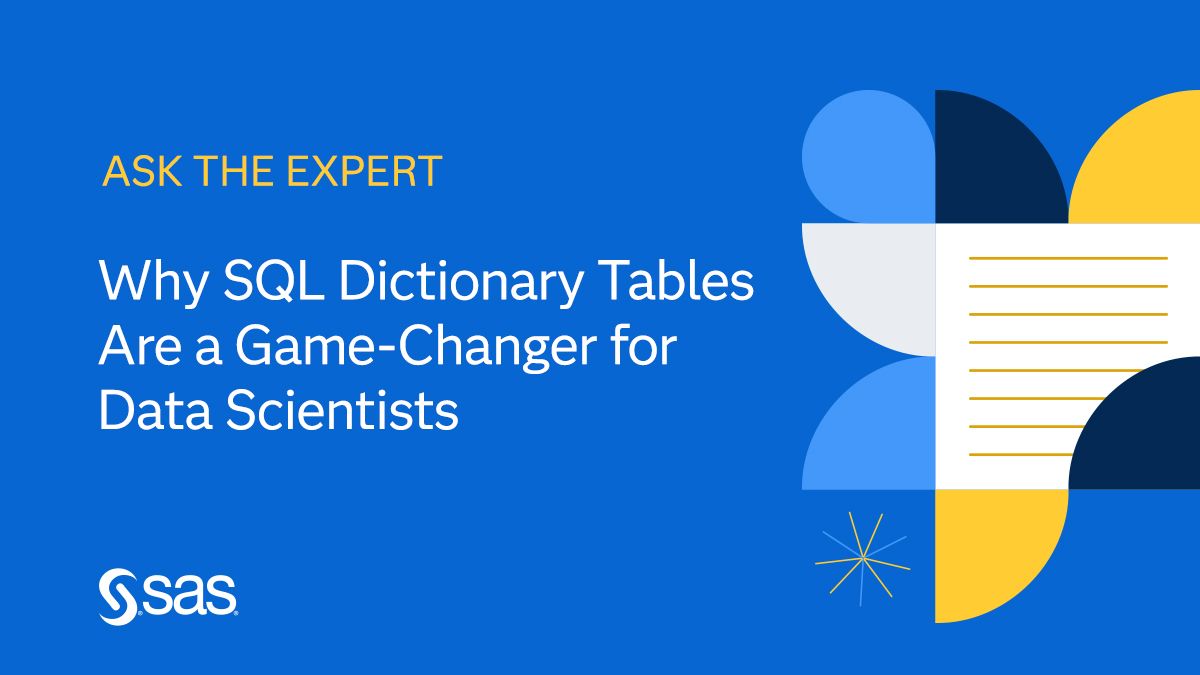 Why SQL Dictionary Tables are a Game Changer for Data Scientists: Q&A ...