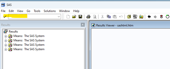 SAS freezes up with this comment and I cannot get out unless I termina ...