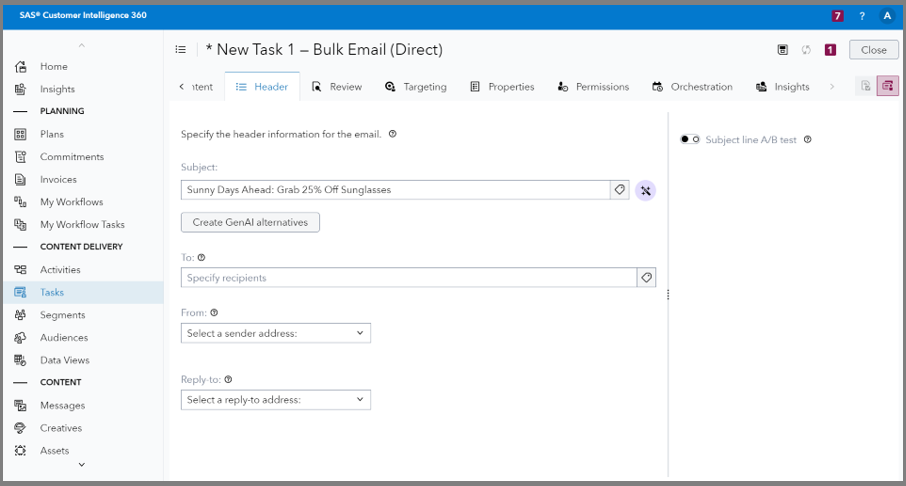 Writing Impactful Email Headers Using Gen AI