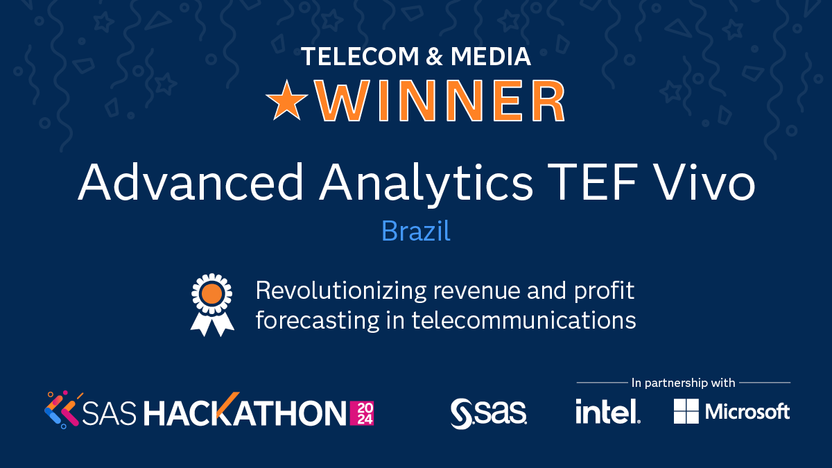 Advanced Analytics TEF Vivo - Physical sales projection at vivo - SAS Support Communities