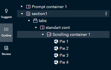 Solved: Visual Analytics Report pie charts in scrolling container doesn ...