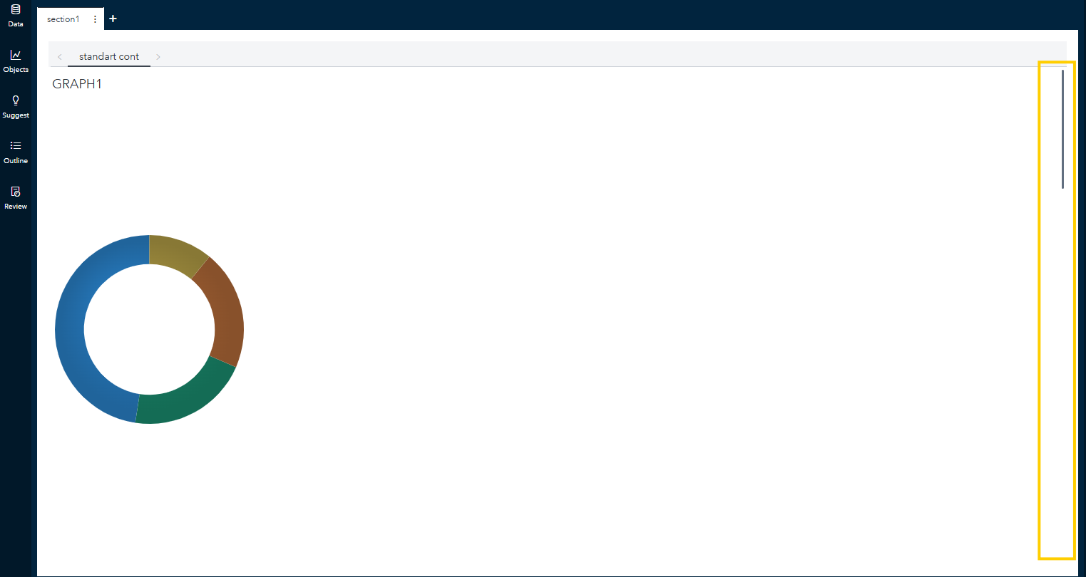 Solved: Visual Analytics Report pie charts in scrolling container doesn ...