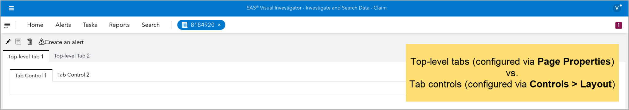 SAS Visual Investigator Page Building Best Practices Part I: Columns, Group Boxes, and Tabs