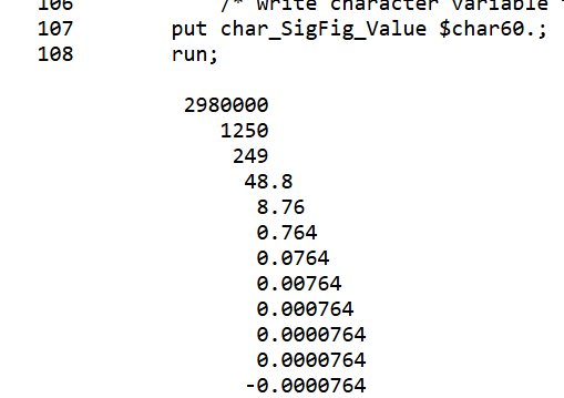 PROC FCMP w.d. format issue - SAS Support Communities