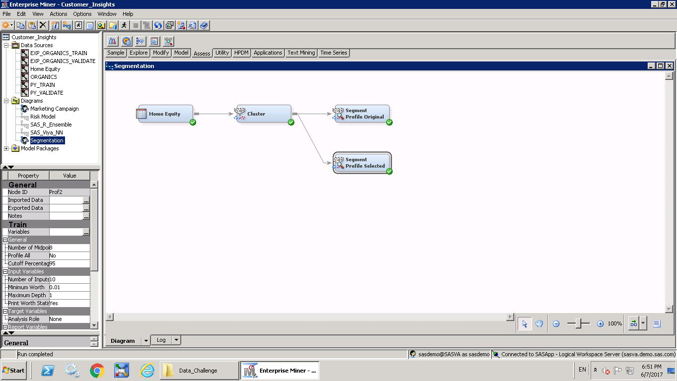 Sas Enterprise Miner Shortcut Save Time With The Segment Profile Node
