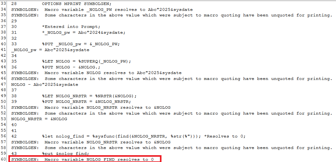 Solved: Find Unmatched Double Quote in Macro Variable - SAS Support Communities