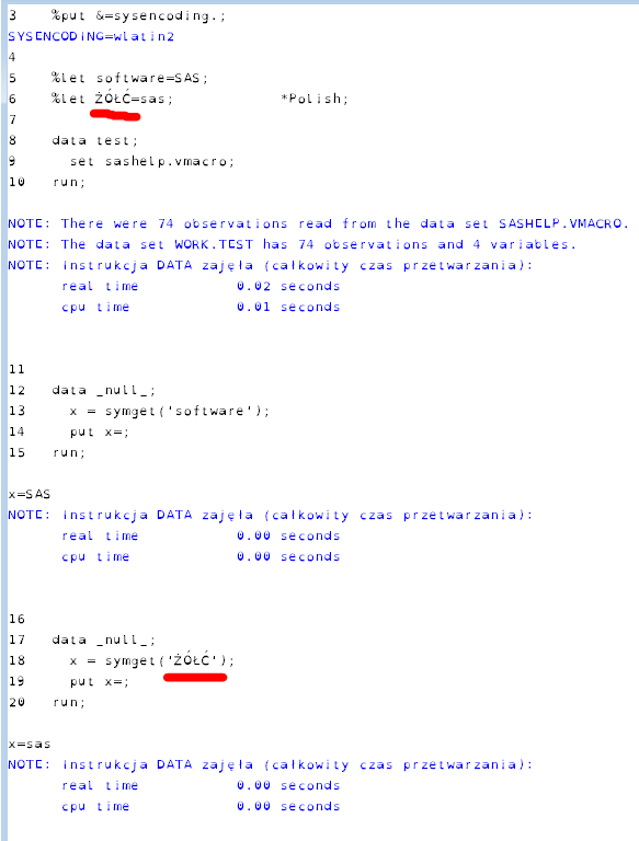 What happend when using MBCS character as macro variable name? - SAS Support Communities