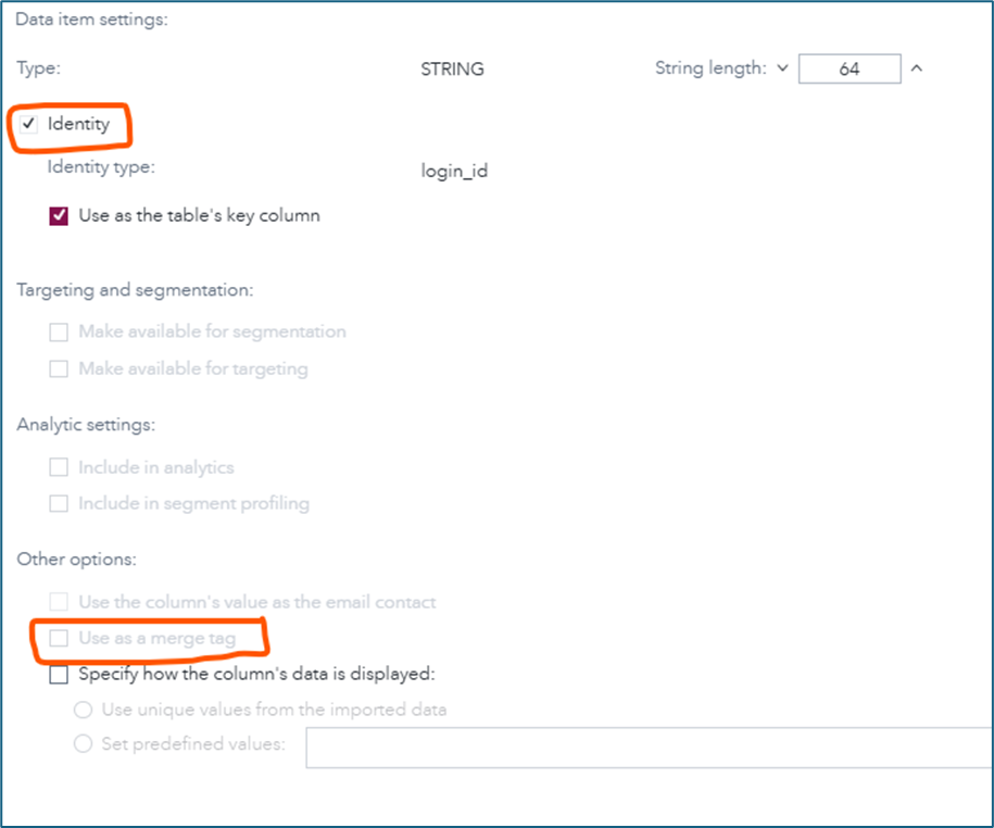 How to Make Identity IDs Available as Merge Tags in SAS Customer ...