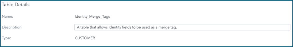 How to Make Identity IDs Available as Merge Tags in SAS Customer ...