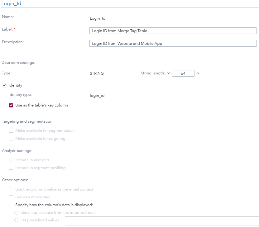 How to Make Identity IDs Available as Merge Tags in SAS Customer ...