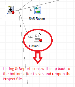 Listing & Report Icons' Position Won't Save In Process Flow - SAS ...