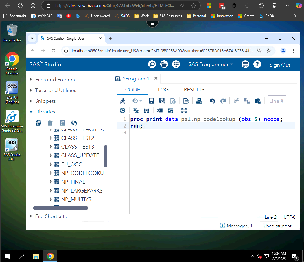 Solved: Hands-On-Lab for Terminal Servers - Code editor not accepting input - SAS Support ...