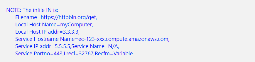 Using FILENAME URL to Access Internet Information