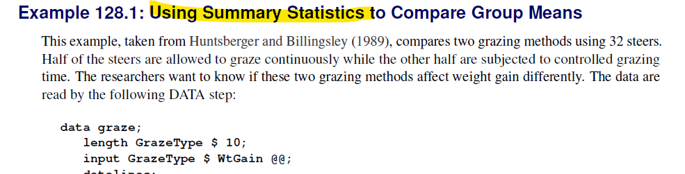 Proc T Test Help - SAS Support Communities