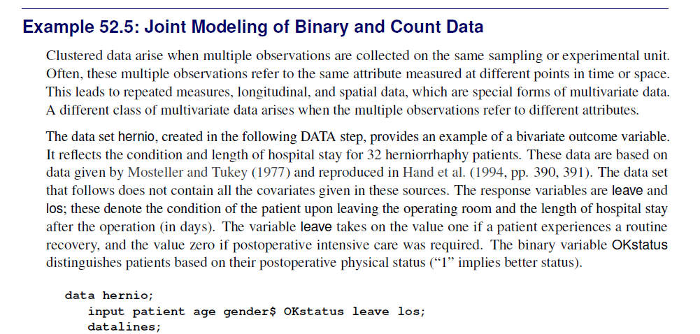 Solved: Joint mean and variance modeling in SAS: any suggestions on ...