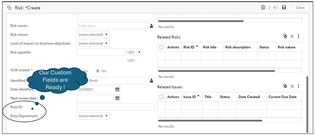 Customizing Screens in SAS Risk Stratum