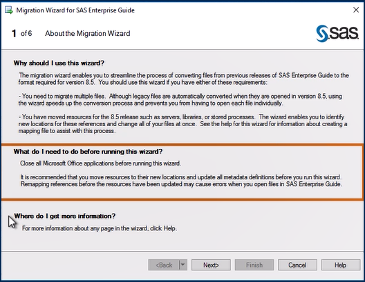 Effortlessly Migrate Multiple SAS® Enterprise Guide Projects to SAS ...