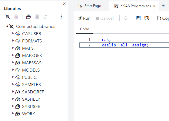 Solved: SAS Studio access to tables on server - SAS Support Communities