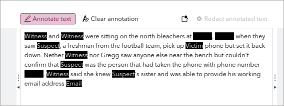 Configuring a SAS Law Enforcement Intelligence Redaction Control