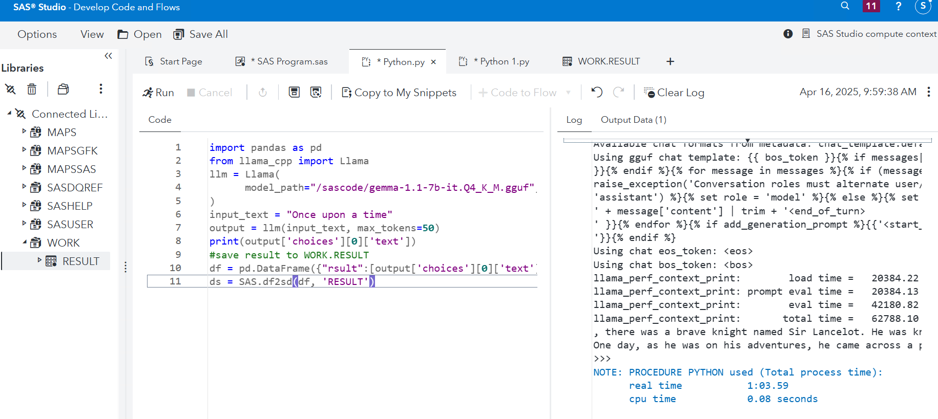 Run LLM on Viya 4 locally - SAS Support Communities
