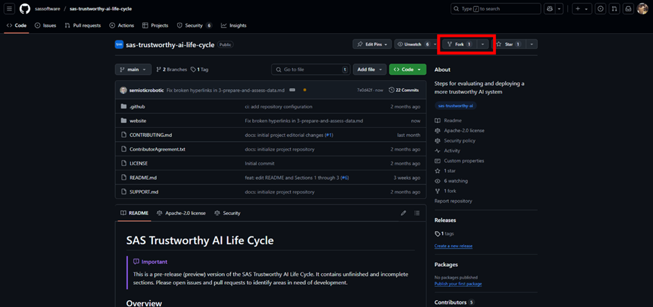 SAS Trustworthy AI Life Cycle is Now Open Source - SAS Support Communities