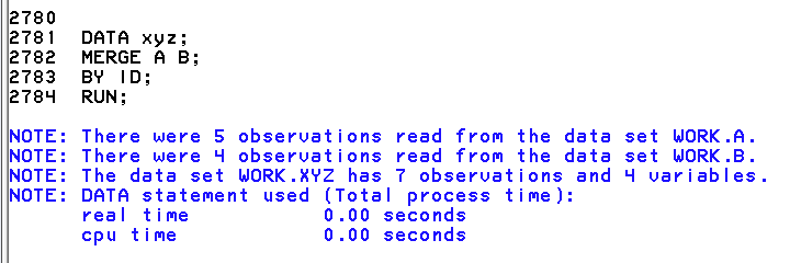 Solved: I AM NOT ABLE TO EXECUTE MERGE BETWEEN TWO DATA SETS. SAS IS NOT ABLE ... - SAS Support ...