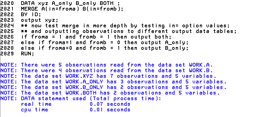 Solved: I AM NOT ABLE TO EXECUTE MERGE BETWEEN TWO DATA SETS. SAS IS ...
