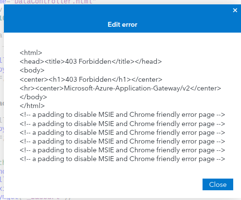 403 Forbidden - Microsoft Azure Application Gateway - SAS Support Communities