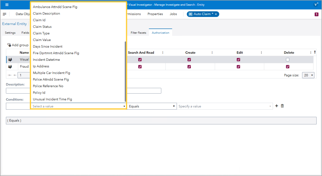 Entity-level security in SAS Visual Investigator - SAS Support Communities