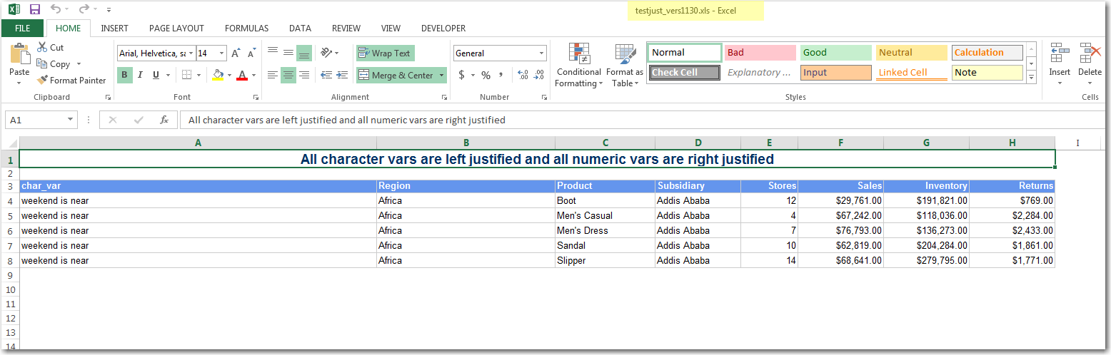 Solved: ODS targets.excelxp - SAS Support Communities