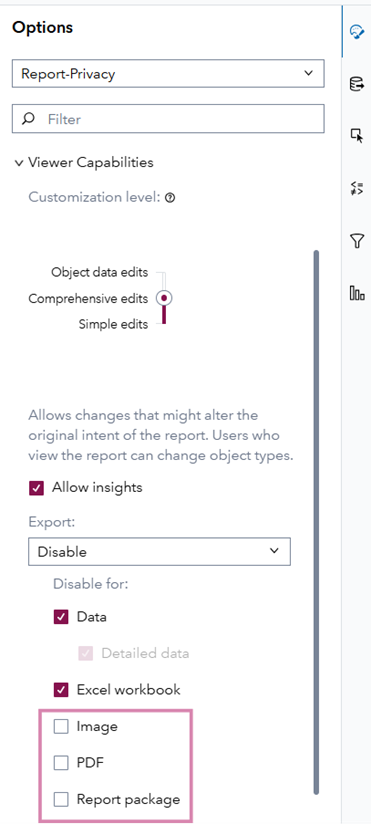 SAS Visual Analytics: New feature to manage data export at report leve... - SAS Support Communities