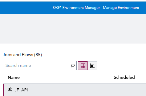 Solved: Trigger a Job Flow (from Manage Environment) in SAS Studio Task Prompt - SAS Support ...