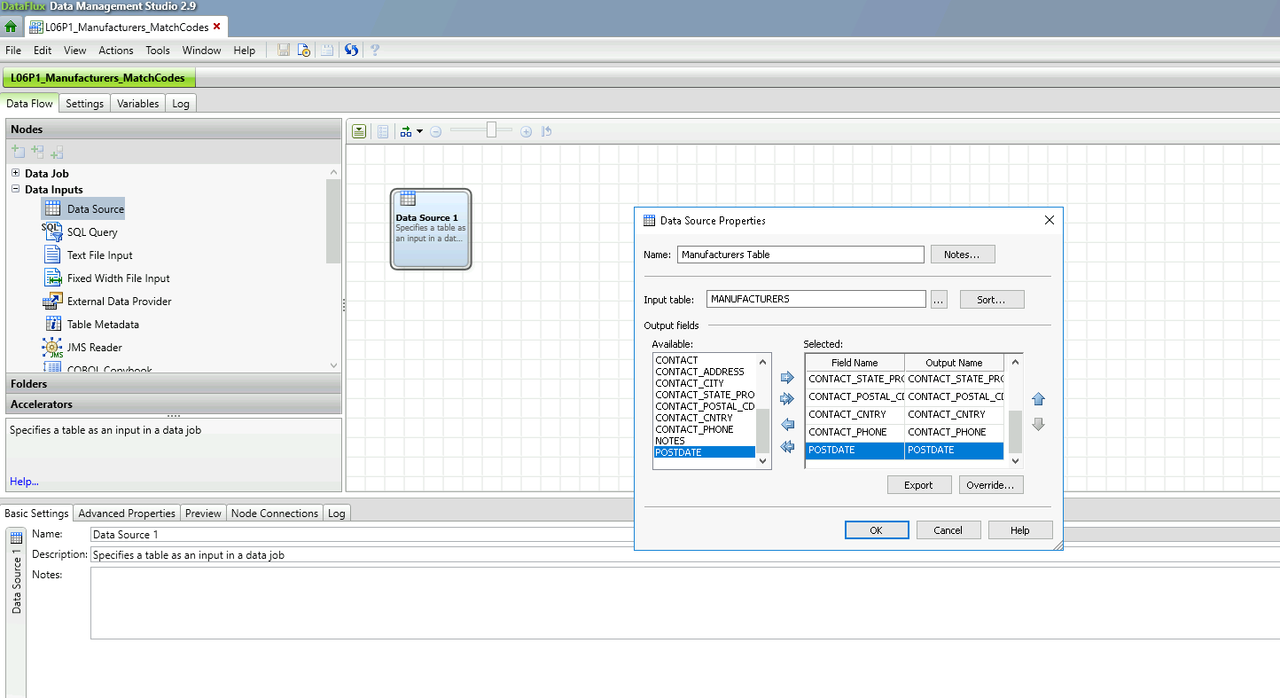 Help Please:Course 'Using DataFlux® Data Management Studio' - receivin... - SAS Support Communities