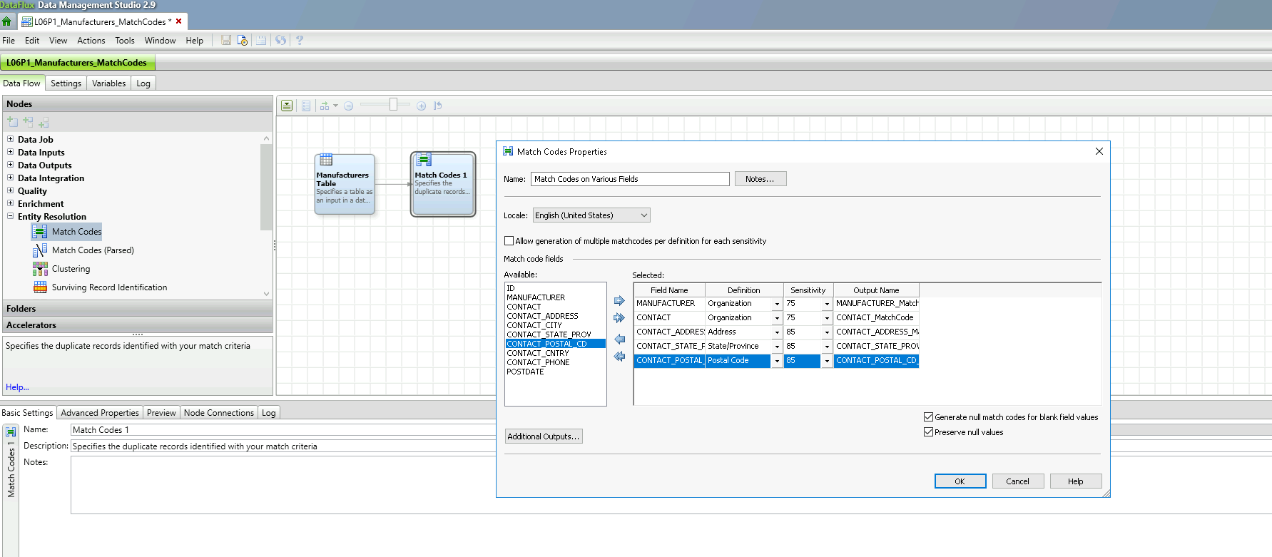 Help Please:Course 'Using DataFlux® Data Management Studio' - receivin ...