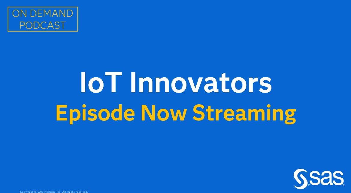 IoT Innovators: How SAS is Revolutionizing Flood Preparedness - SAS Support Communities