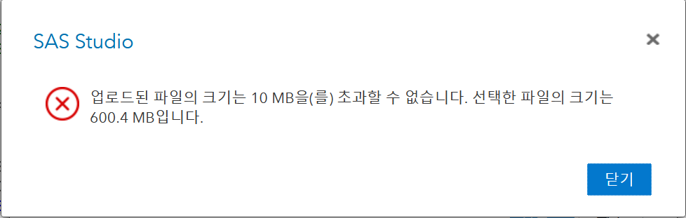 Solved: SAS ODA Uploading large files relaed - SAS Support Communities