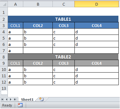 Import Excel spreadsheet which contains two separate datasets - SAS Support Communities