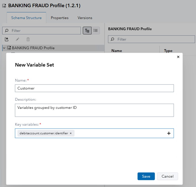Building a Profile with SAS Fraud Decisioning
