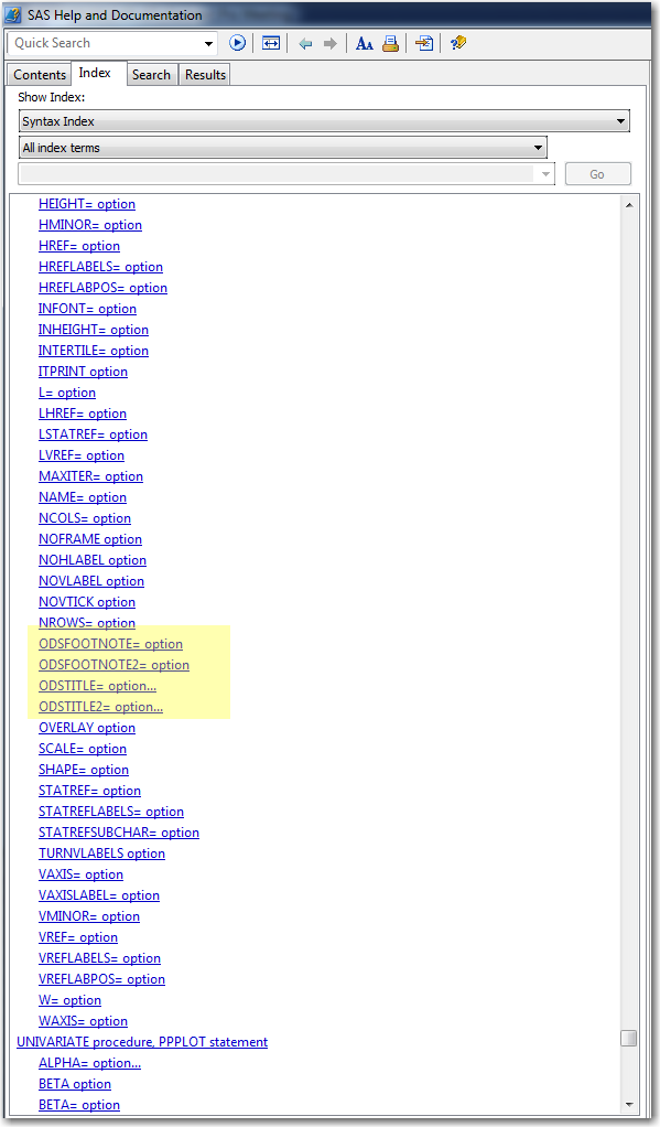 Solved: Changing the title of a histogram, proc univariate, ods rtf - Page 2 - SAS Support ...