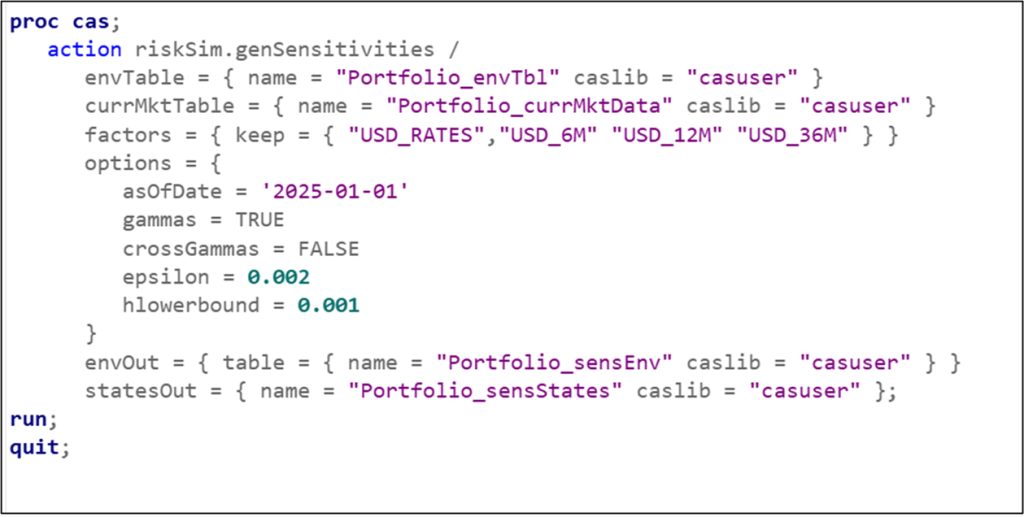 Risk Simulation in SAS Risk Engine